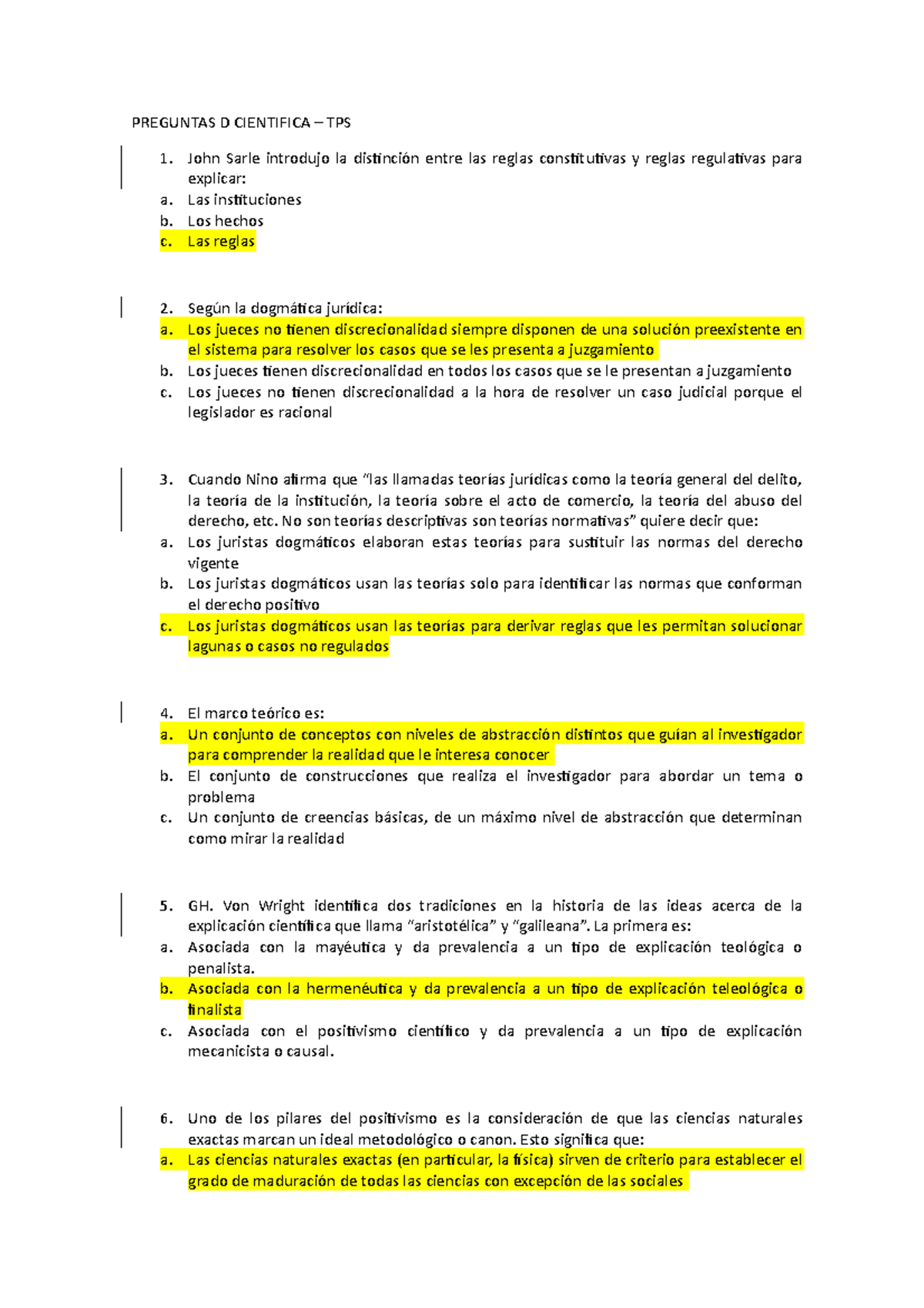 Metodologia TPS - PREGUNTAS D CIENTIFICA – TPS John Sarle introdujo la ...
