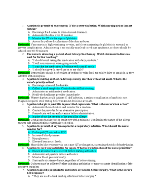 Heart Failure and Dysrhythmia blueprint practice questions - 1 client ...