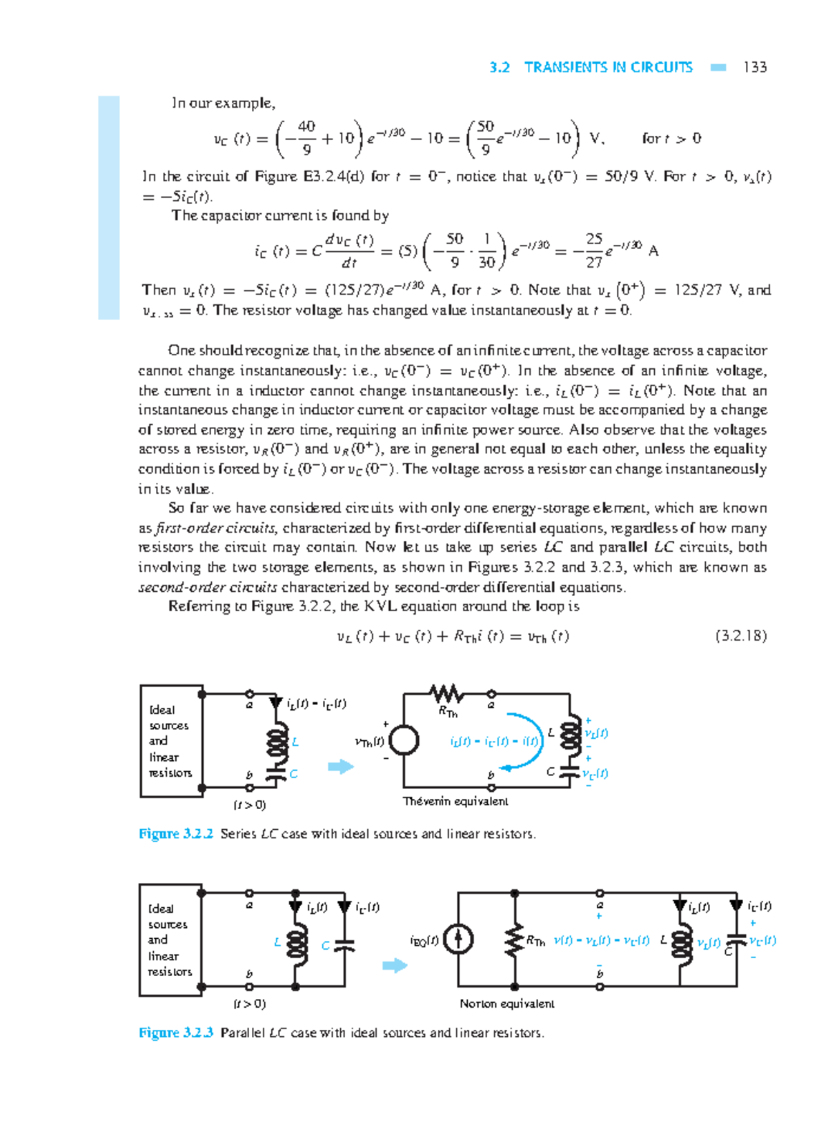 Electrical IMP Notes-14 - 3 TRANSIENTS IN CIRCUITS 133 Iv B,w exajpme ...