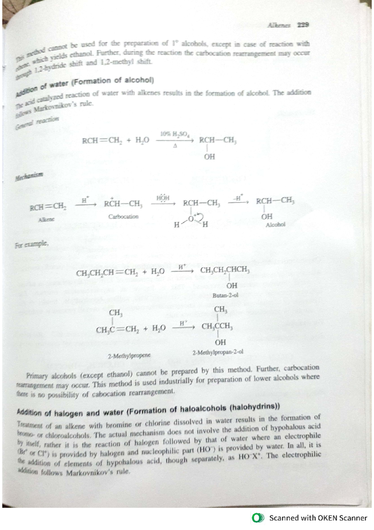 Alkenes part 2 - Chemistry - Studocu
