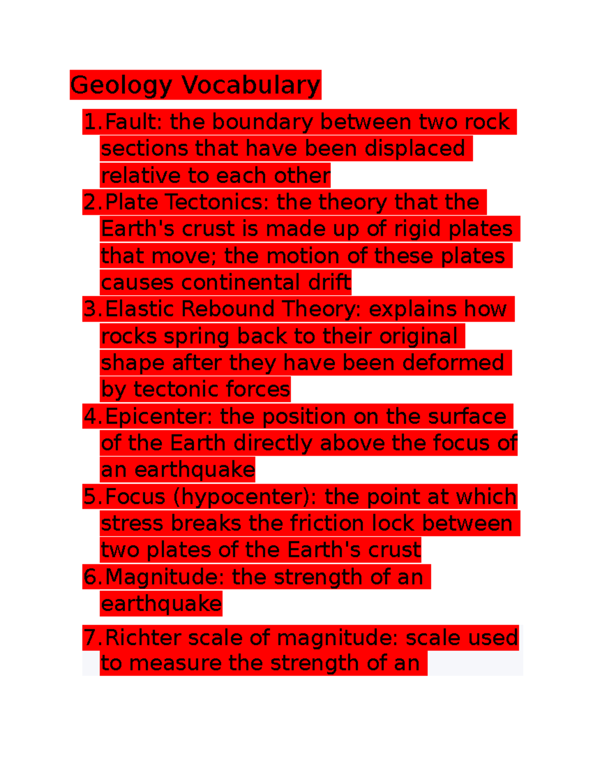 Geology Vocabulary - Volcanologists: people who study volcanoes 11 ...