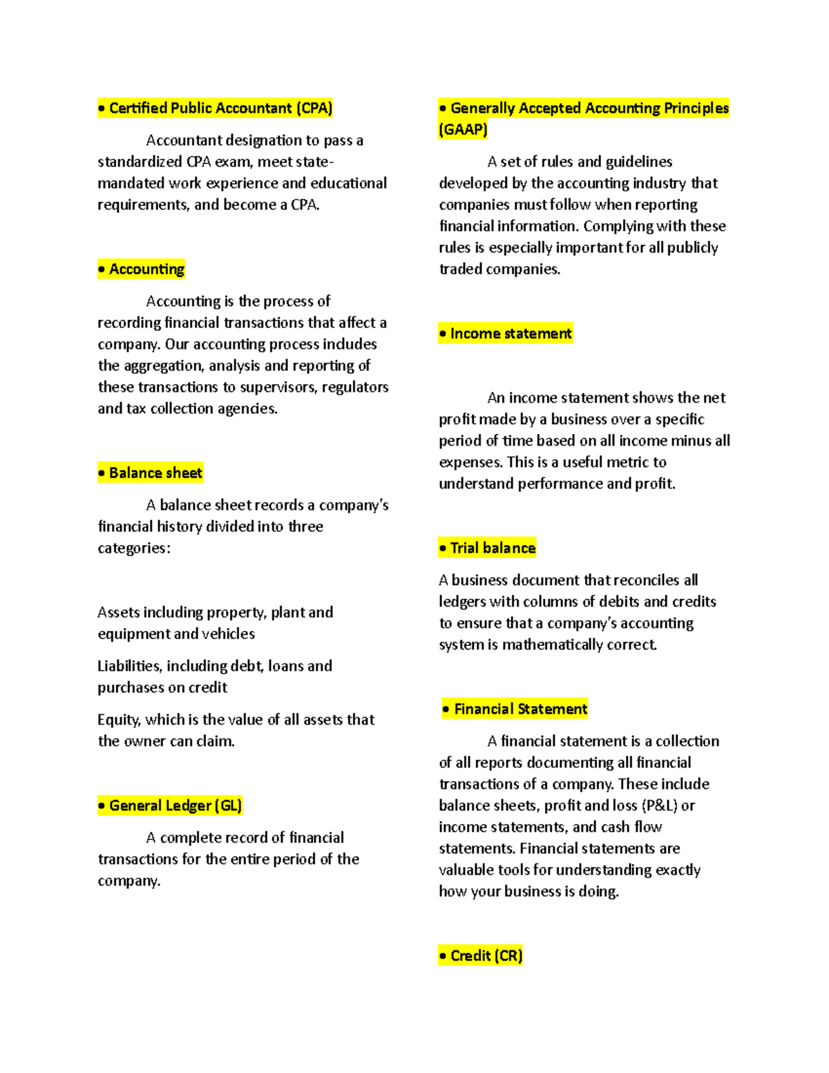 Accounting-Notes-1 - This is a study guide for Accounting Course Part 1 ...