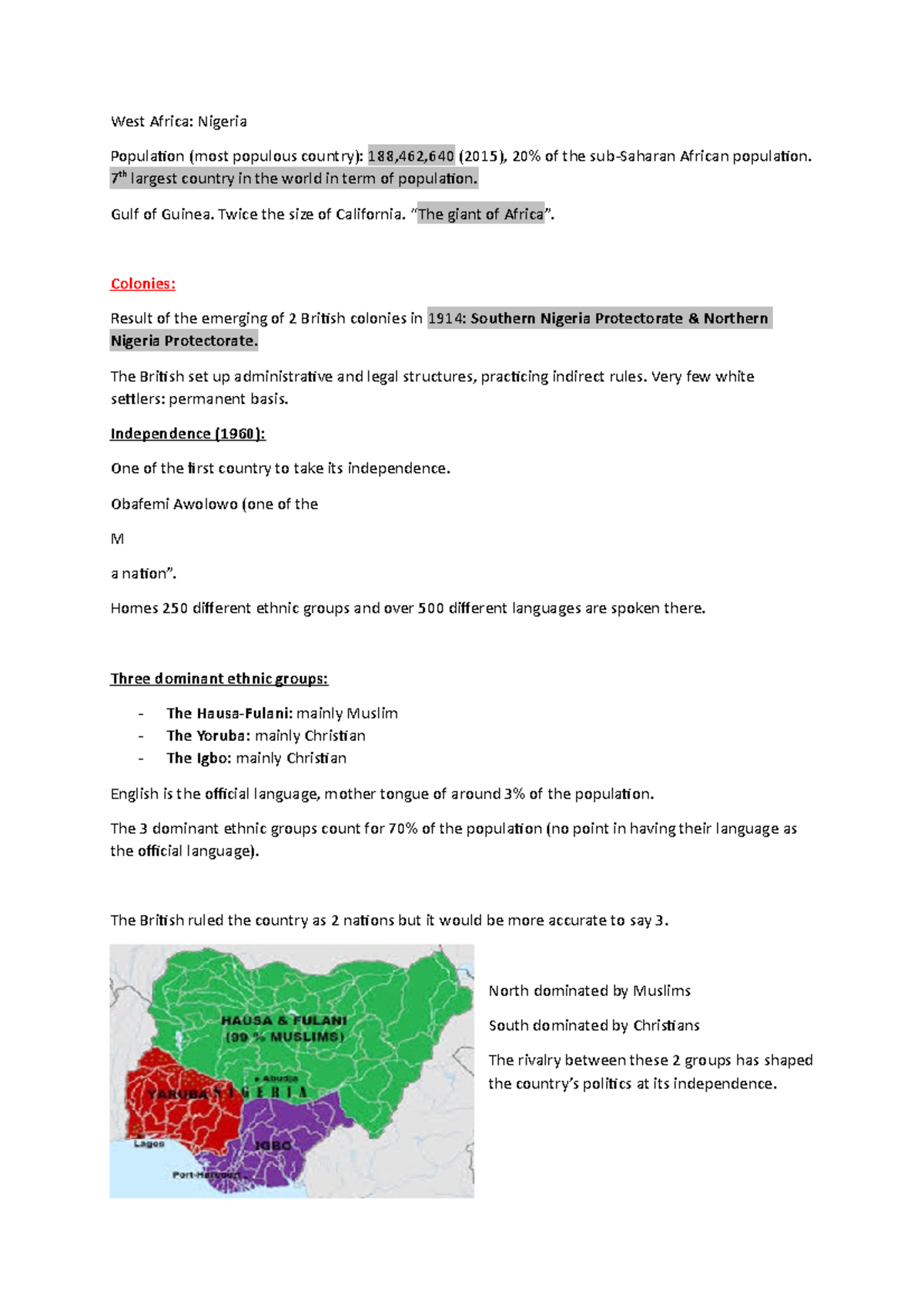 West Africa - Nigeria - West Africa: Nigeria Population (most populous ...