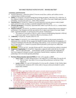 Secured Transactions Class Notes Final - Contents Intro – Basic Terms ...