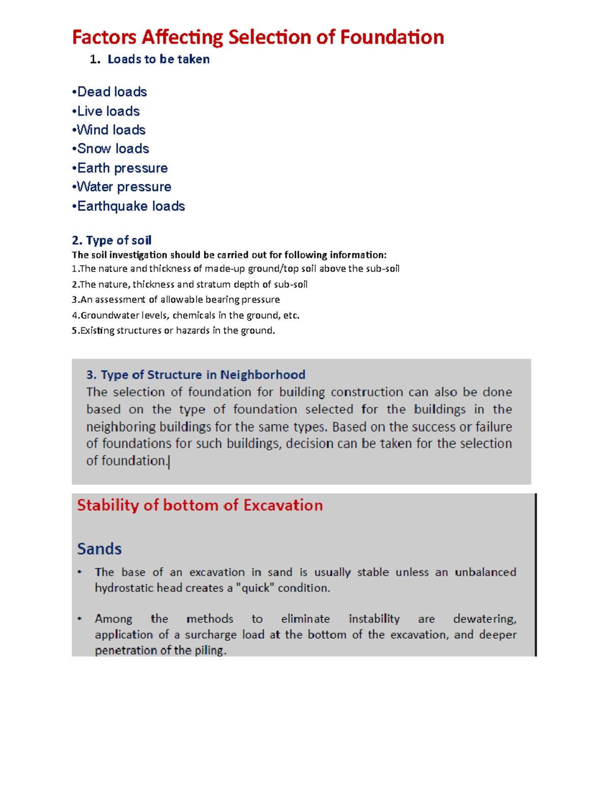 Imp ques ans advance - Notes for engineering - Factors Affecting ...