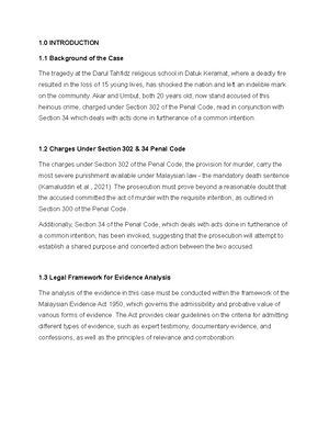 Gp 1 Assignment Altantuya 1 - Page 1 of 30 - Cover Page Submission ID trn:oid:::1: Page 1 of 30 ...