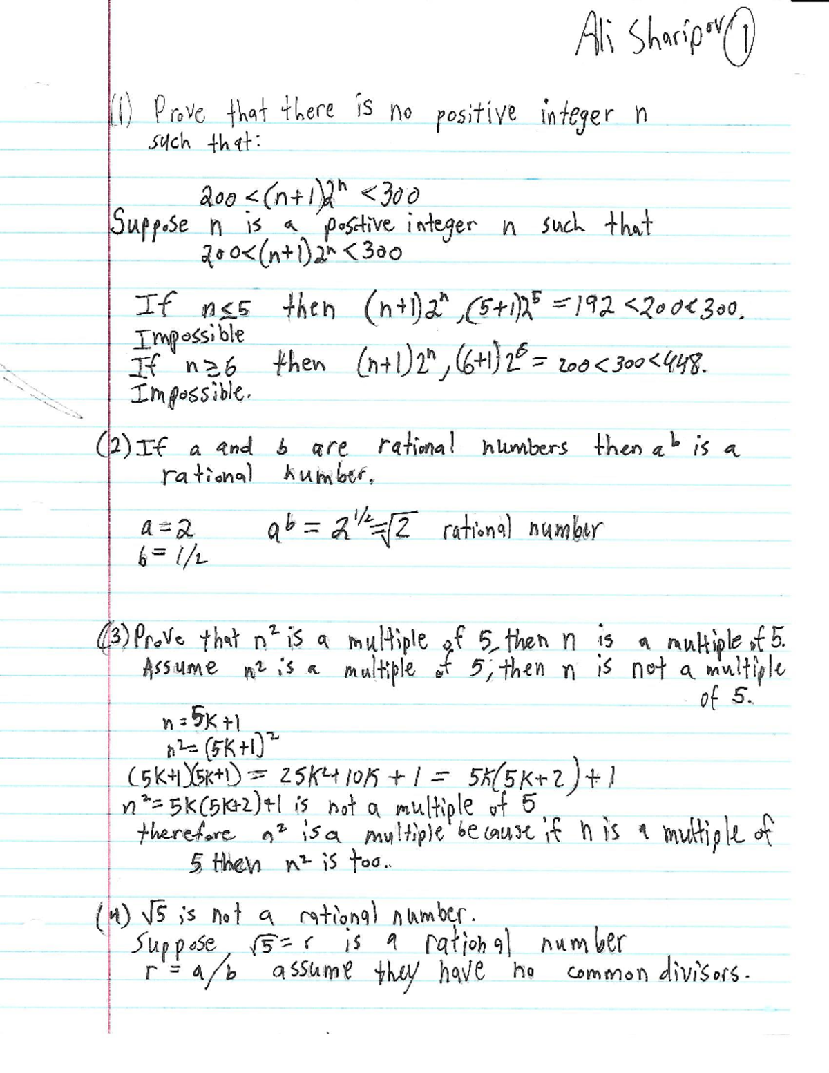 Homework 3 - Answers to Practice problems with solutions - CSE 191LR ...