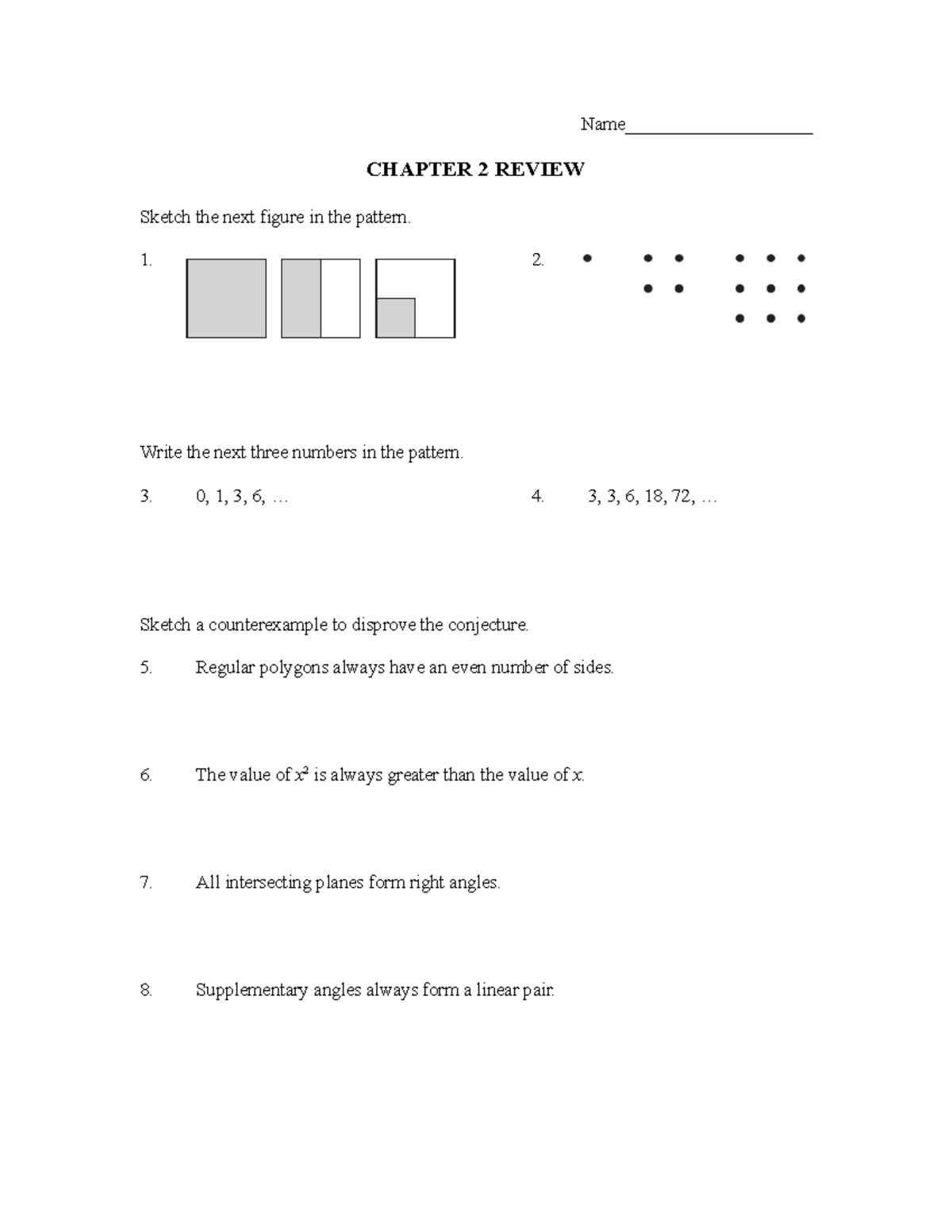 Chapter 2 review 1 - jnm - CHAPTER 2 REVIEW Name ...