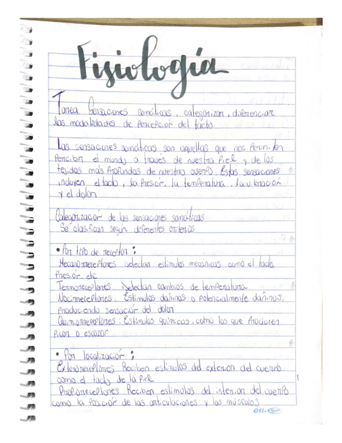 2.3 Sensaciones Somáticas, Percep. Tacto Jennifer Isabel Sosa Almonte ...
