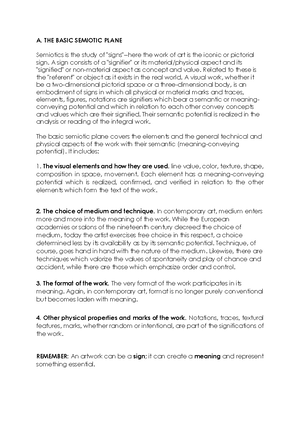 ARTAP201 Grading Sheet ART Movement - Art Appreciation - ART MOVEMENT ...
