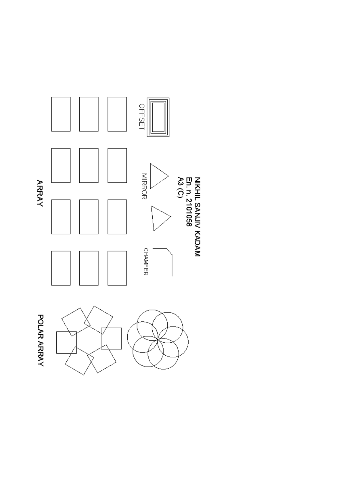 Line plan auto cad micro project - Civil engineering - OFFSET MIRROR ...