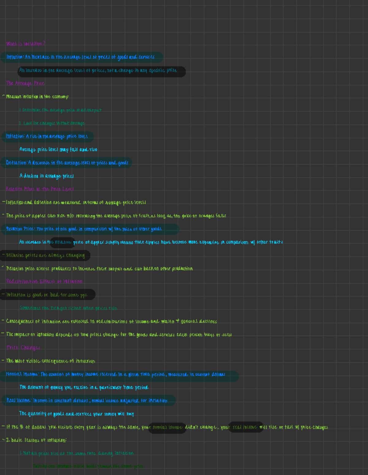 Chapter 7 Inflation - WhatisInflation ? Inflation : Anincreaseinthe ...