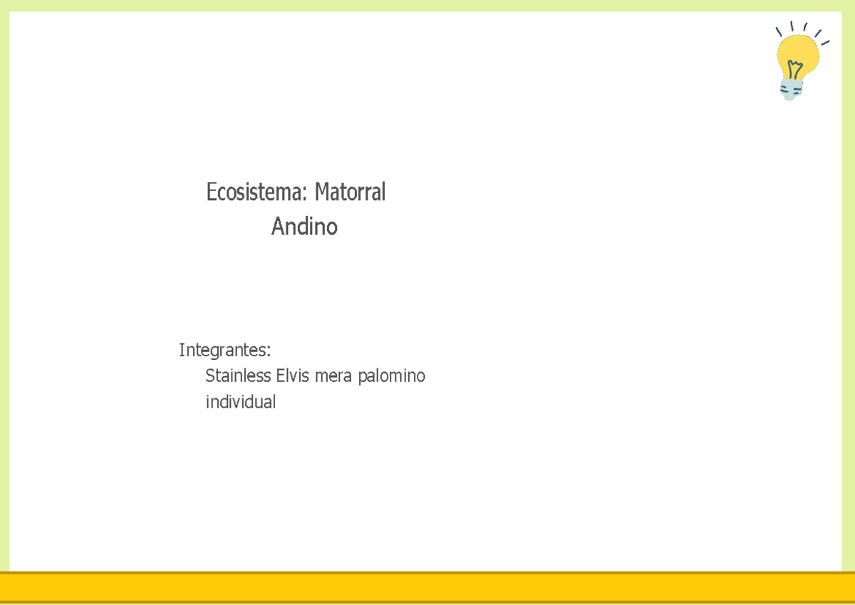 Semana 05 avance de portafolio 1 - E COSISTE MA MATORR AL ANDINO ...