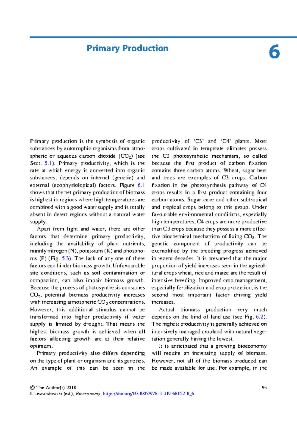 Primary Production - Primary Production 6 Primary production is the ...