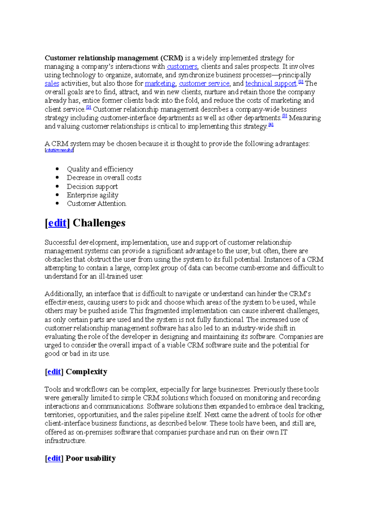 Customer relationship management - It involves using technology to ...