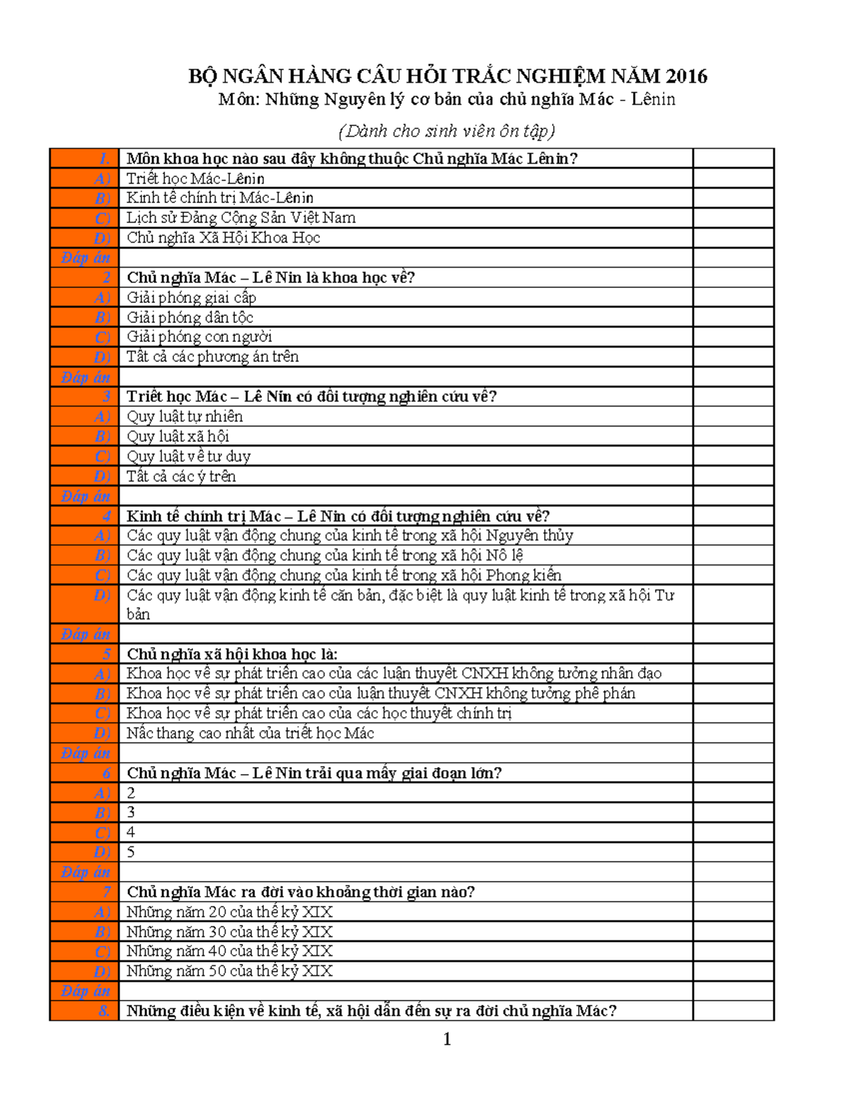 B NGAN HANG CAU HI TRC Nghim NAM 201 - BӜăNGÂNăHÀNGăCÂUăHӒIăTRҲCăNGHIӊM ...