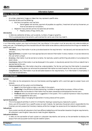 MIS Midterms Taks Performance 1 - Management Information Systems - Studocu