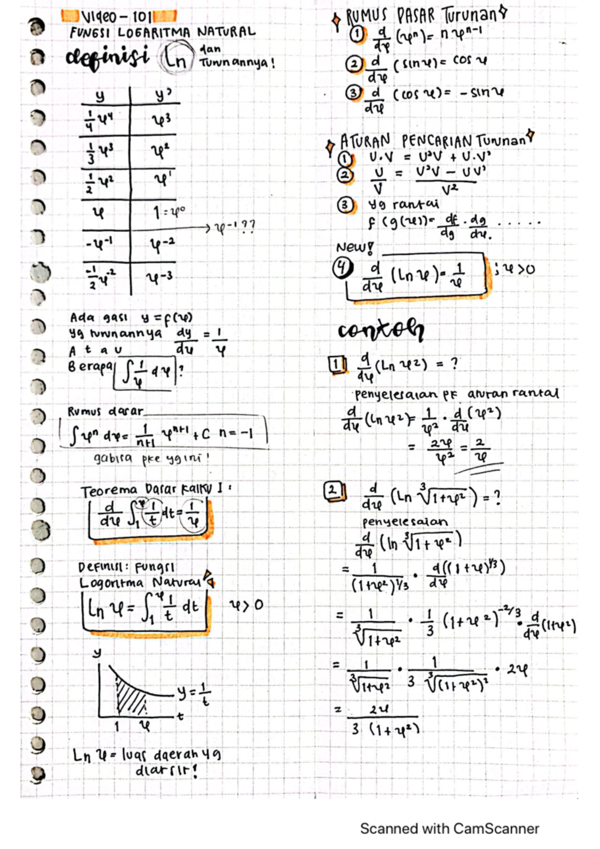 Logaritma dan Eksponen Natural - Calculus - Studocu