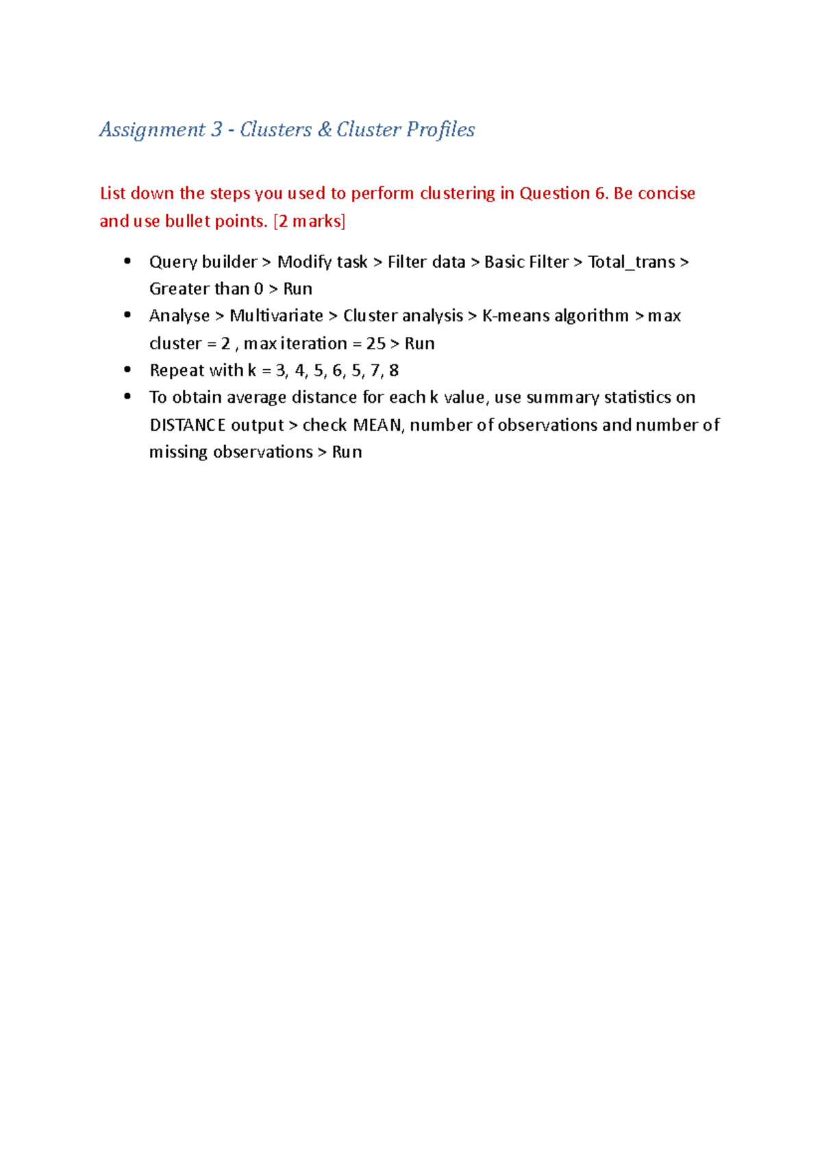 Assignment 03 2017 - Assignment 3 - Clusters & Cluster Profiles List ...