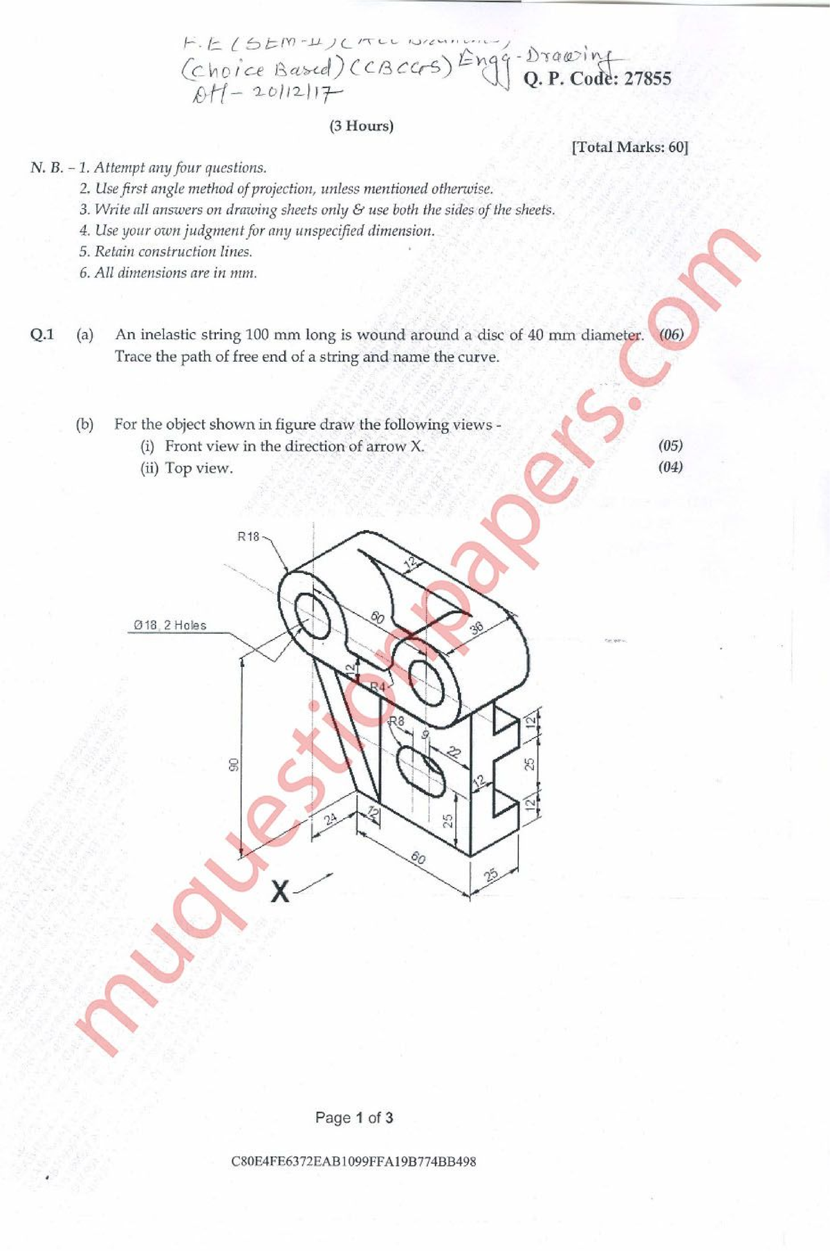 FE SEM2 ED- Cbcgs DEC17 - ....... - Machine Learning - Studocu