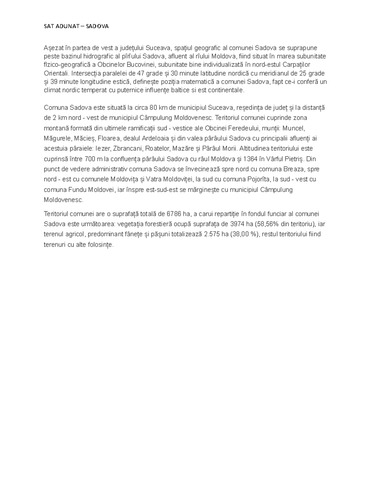 Sat adunat - Rezumat Legislaţia construcţiilor şi urbanism - SАT АDUNАT ...