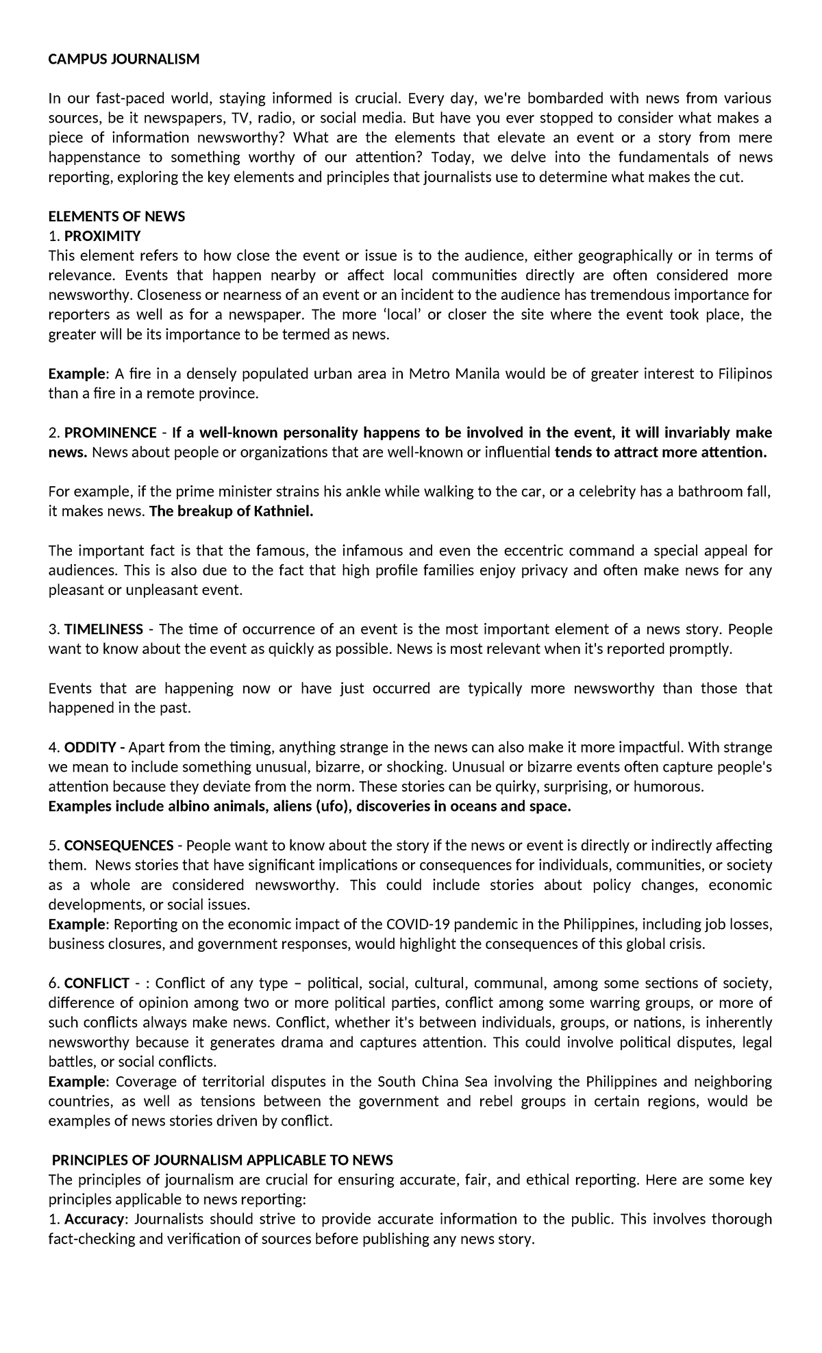 Campus Journalism - NEWS - CAMPUS JOURNALISM In our fast-paced world ...