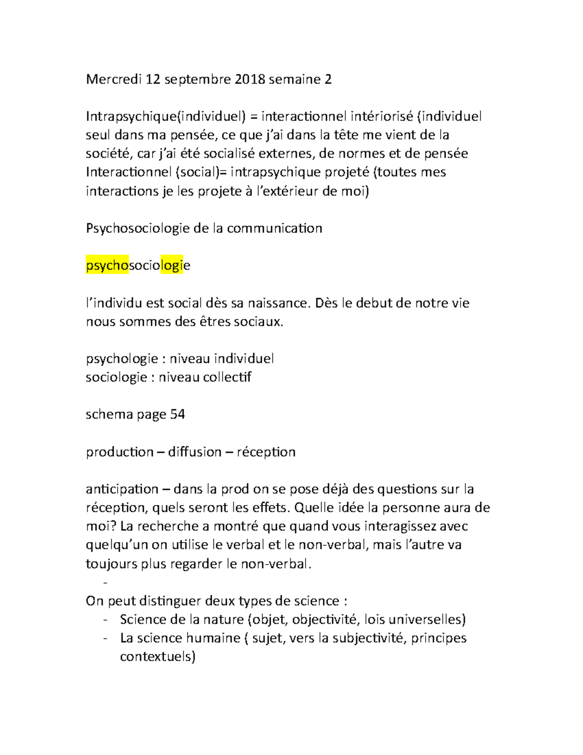 NDC Semaine 2 - professeur: Omar Kane séance 2 - Mercredi 12 septembre ...