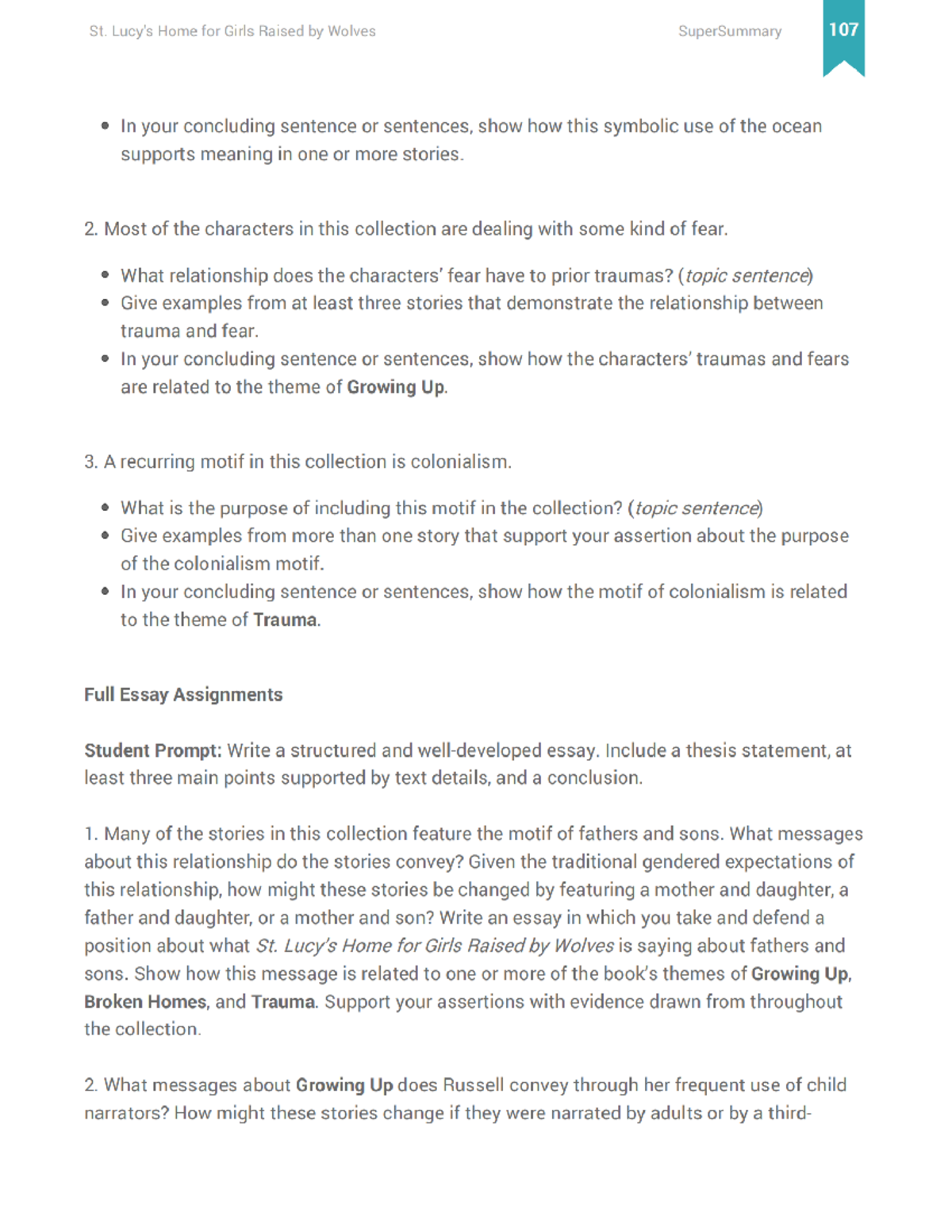 St. Lucy's Home for Girls Raised by Wolves - Super Summary Study Guide ...