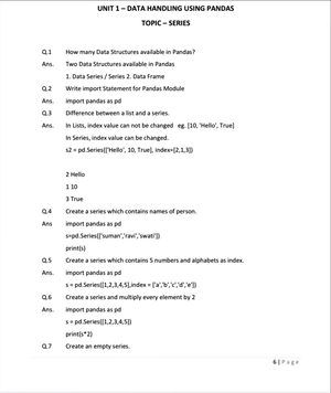 Final SQL Queries - SQL QUERIES Ques1. Consider the following table named “SOFTDRINK”. DRINKCODE ...