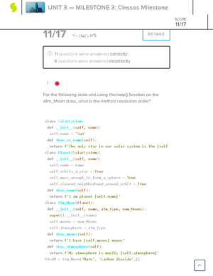 LISP Assignment 4 Solutions - A. SUM is a function that is already defined on venus and euclid ...
