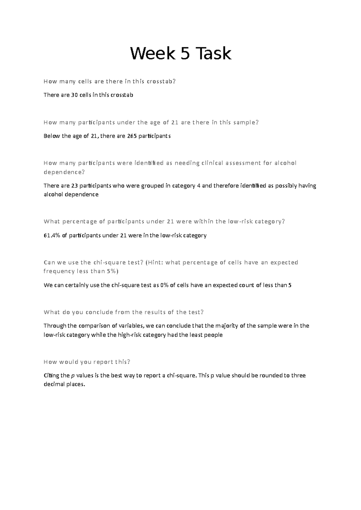 Week 5 Task - week 5 research task - Week 5 Task How many cells are ...