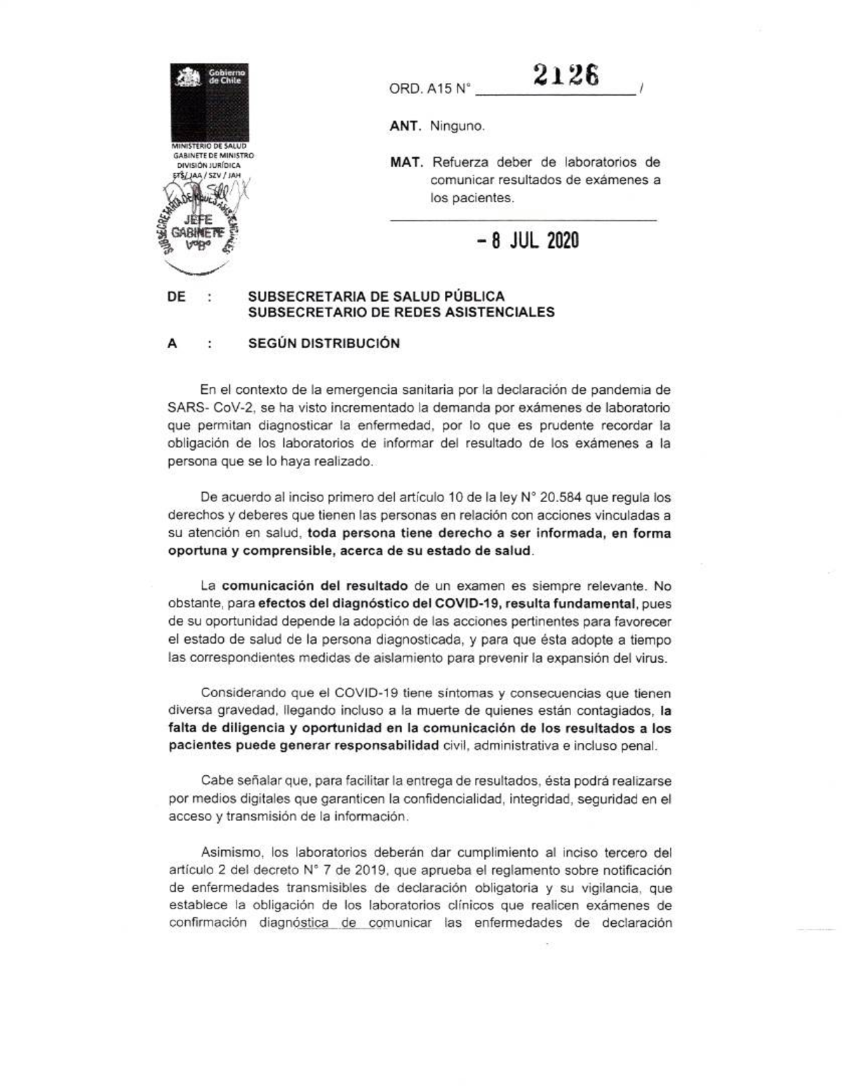 ORD A15 N 796 - qqqq - Tecnología Médica - Studocu