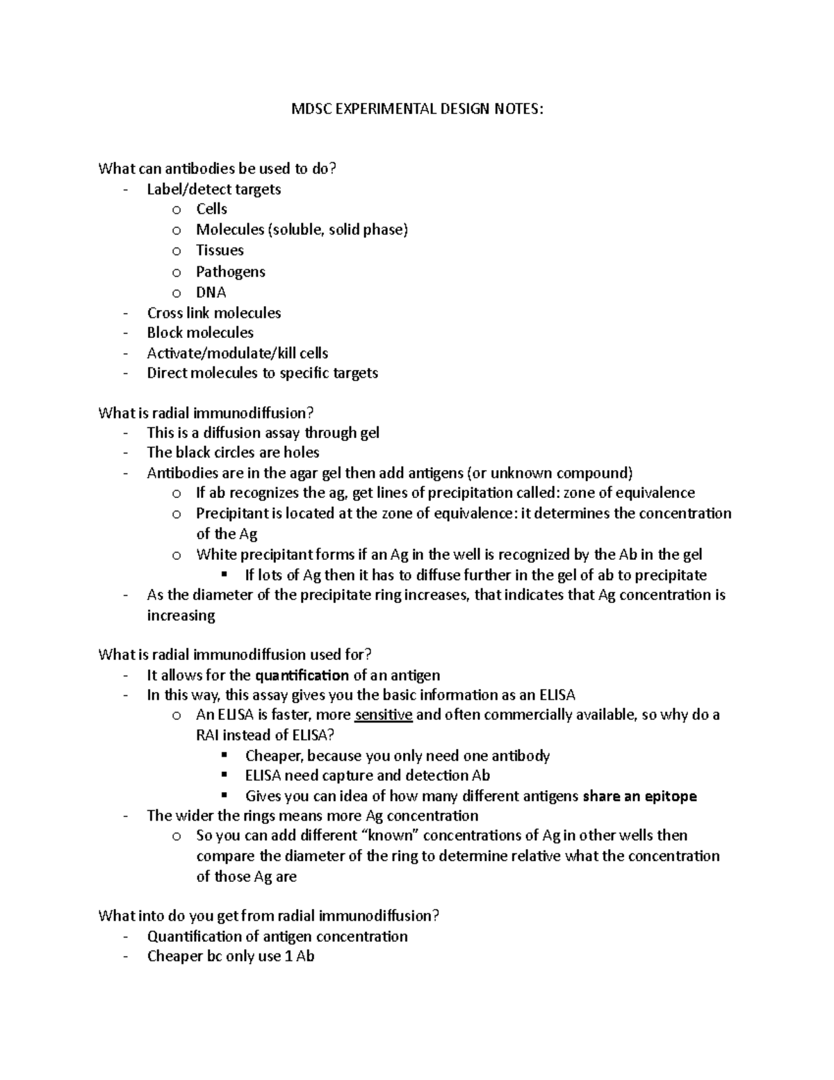 MDSC Experimental Design Notes - MDSC EXPERIMENTAL DESIGN NOTES: What ...