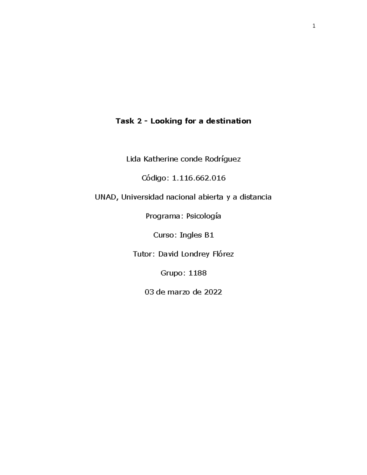 Task 2 (Recuperado automáticamente) - Task 2 - Looking for a ...