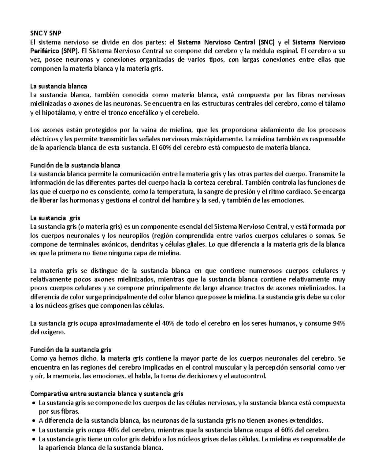 Histologia del SNC Y SNP - Warning: TT: undefined function: 32 SNC Y SNP El sistema nervioso se ...