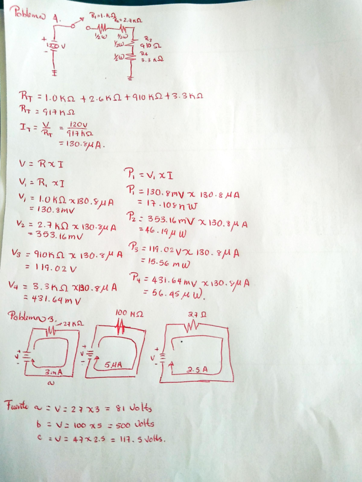 Scan 18 ago. 24 14·55·17 - Teorias del aprendizaje - 3 nS 20v V= RXI V, =L. Knx130 130 MV H-30 x ...
