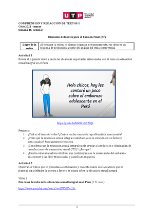S03 - S04 - Tarea Académica 1 (TA1) formato-1 - COMPRENSIÓN Y REDACCIÓN DE TEXTOS II (N04I ...
