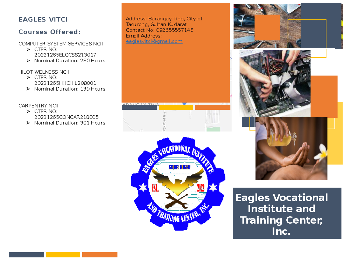 Brochure - EAGLES VITCI Courses Offered: COMPUTER SYSTEM SERVICES NCII ...
