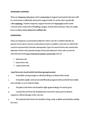 Timbering in Trenches - LECTURE NOTES WILL HELP YOU GET STARTED ...