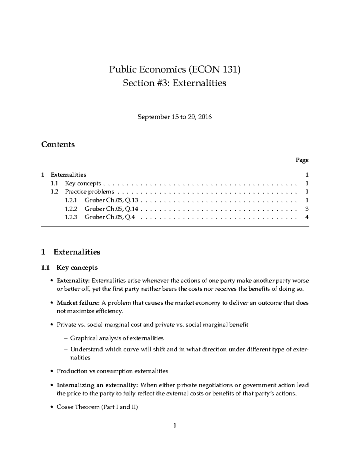 Econ131 Section 07 solution - Public Economics (ECON 131) Section #3 ...