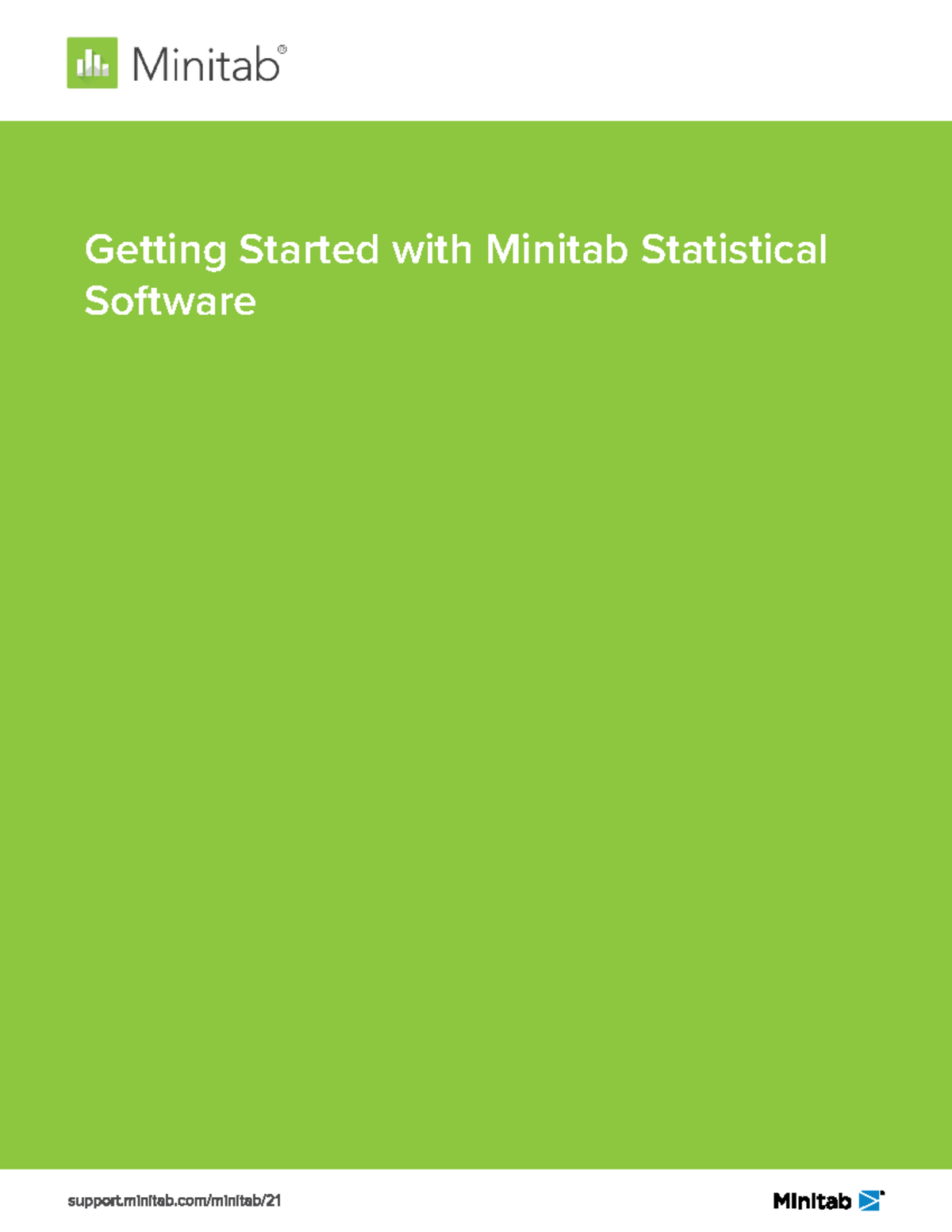 Minitab Getting Started EN - Getting Started with Minitab Statistical ...