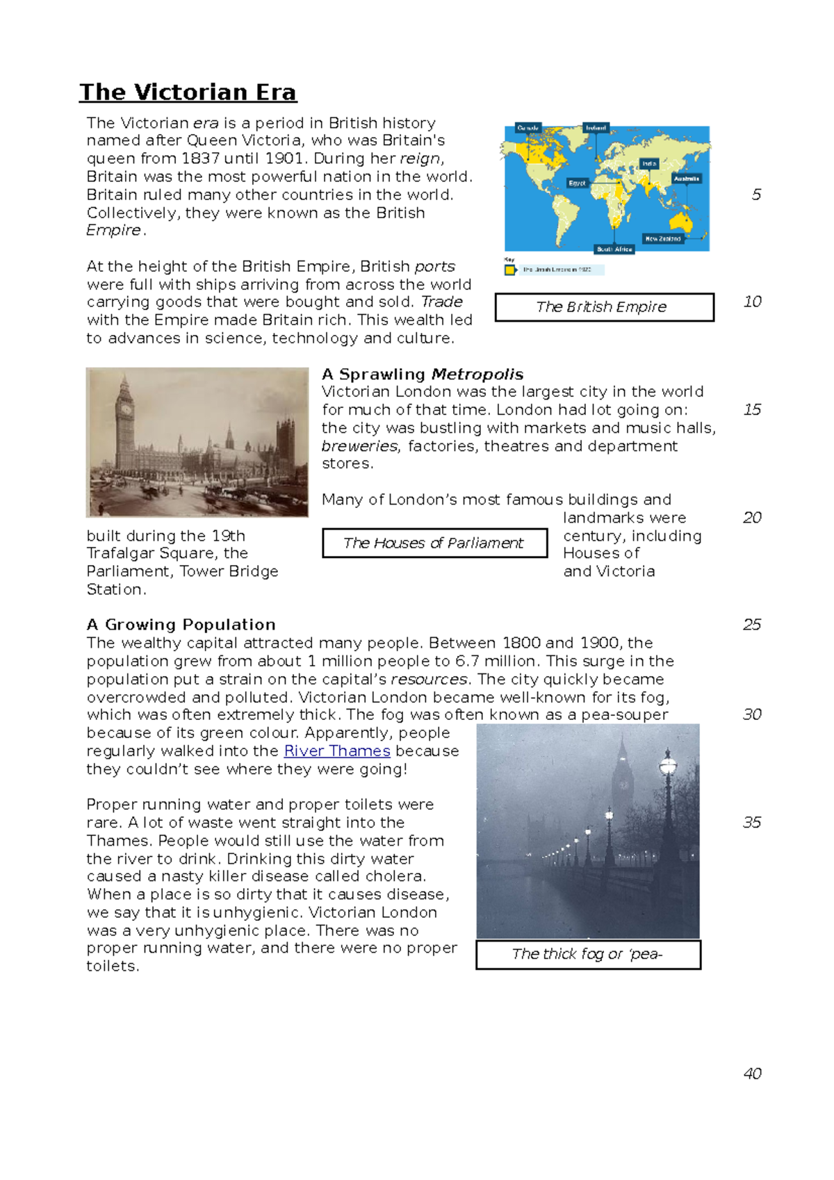 1- The Victorian Era - The Victorian Era The Victorian era is a period ...