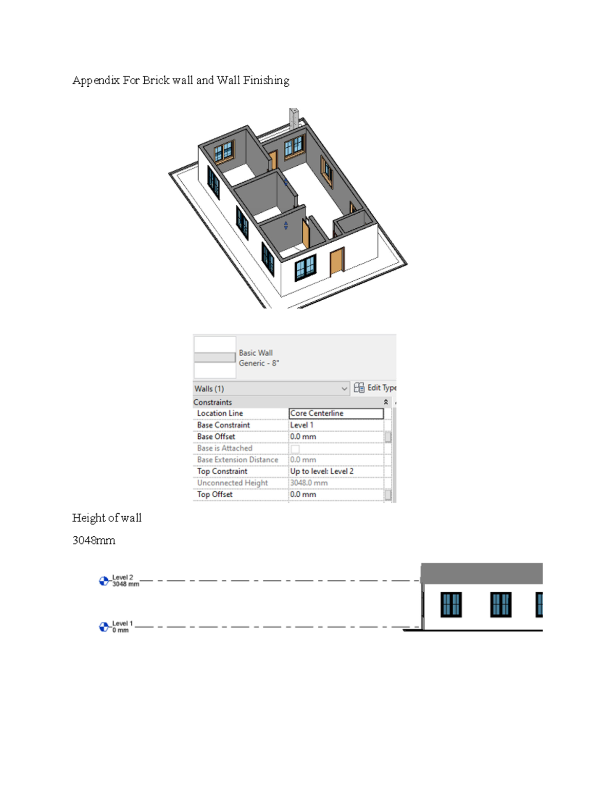 Appendix For Brick wall and wall finishing - Diploma in civil ...
