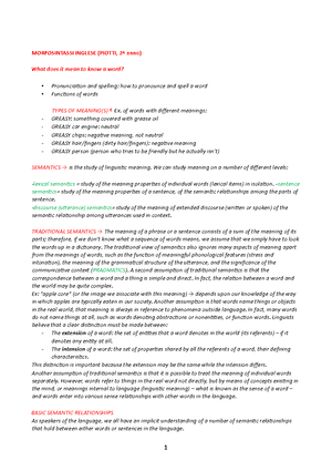 programma corso - Sommario Lingua inglese II (Lingua, morfosintassi e lessico) Gr. A-K: Prof ...