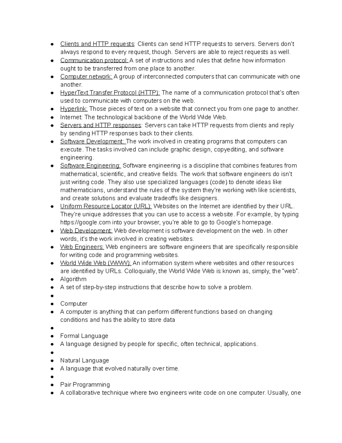 Unit 1 Intro to Web Development - Clients and HTTP requests: Clients ...