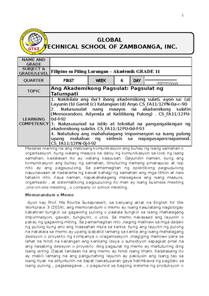Arnoza-1 - For filipino subject - Detailed Lesson Plan Jeancint U ...