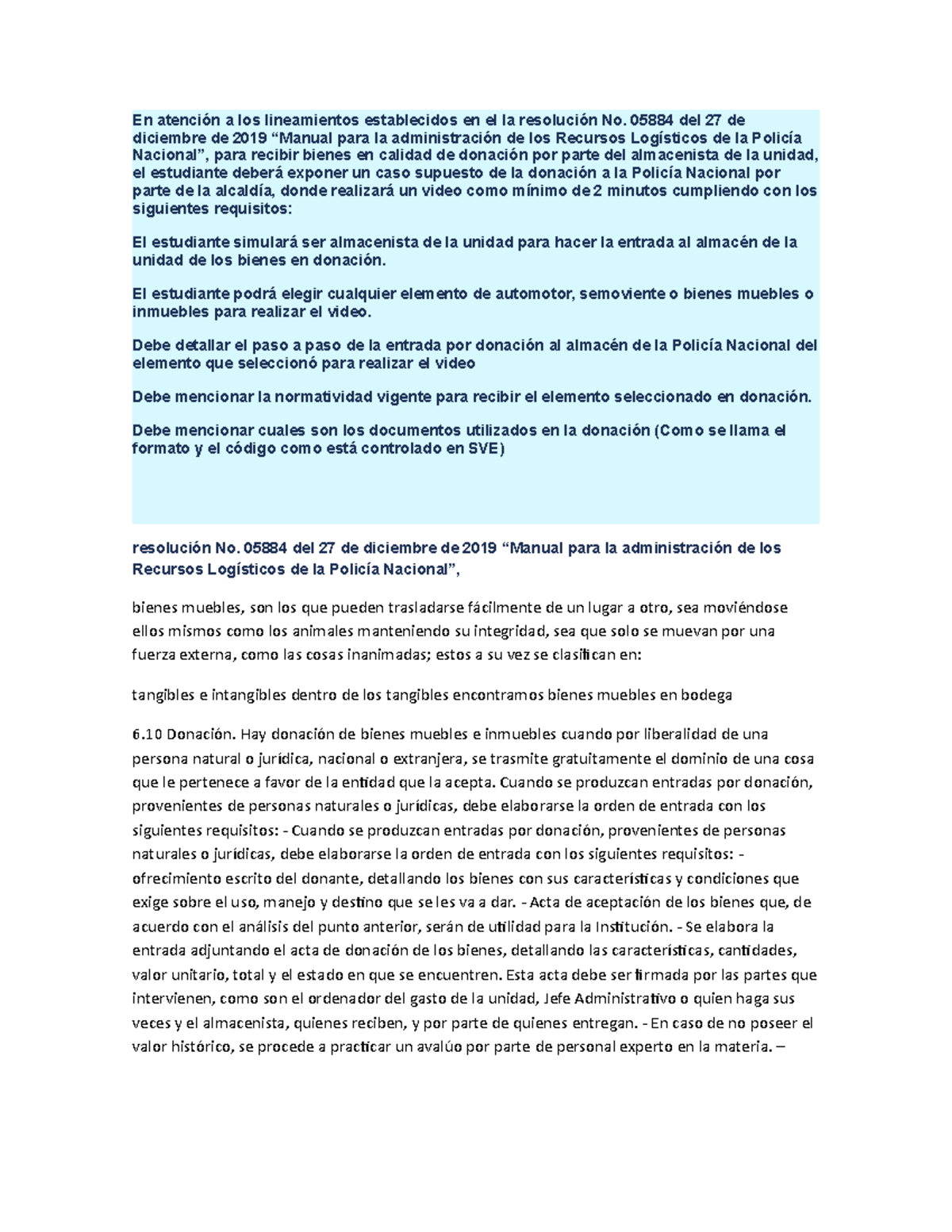 Recursos basicos 1 - notas lecturas - En atención a los lineamientos ...