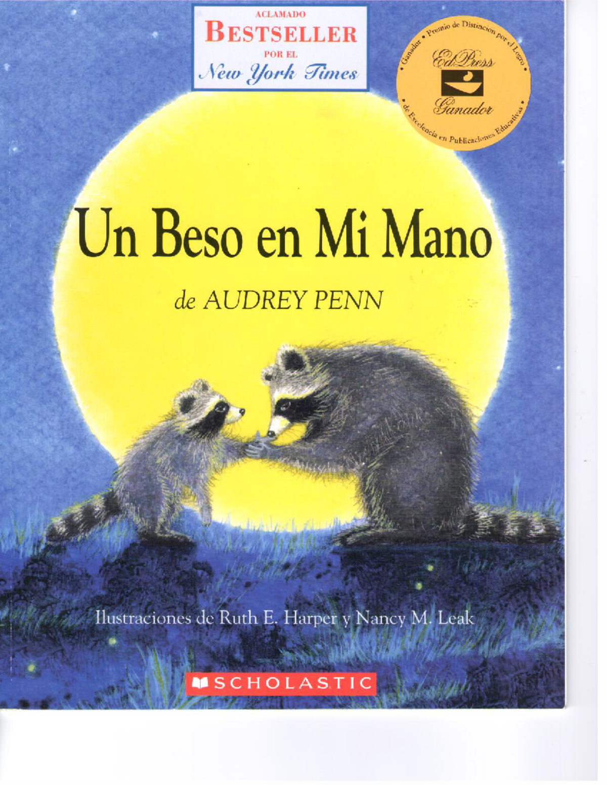 Un beso en mi mano - Cuento para niños - New York Times Ganador en ...