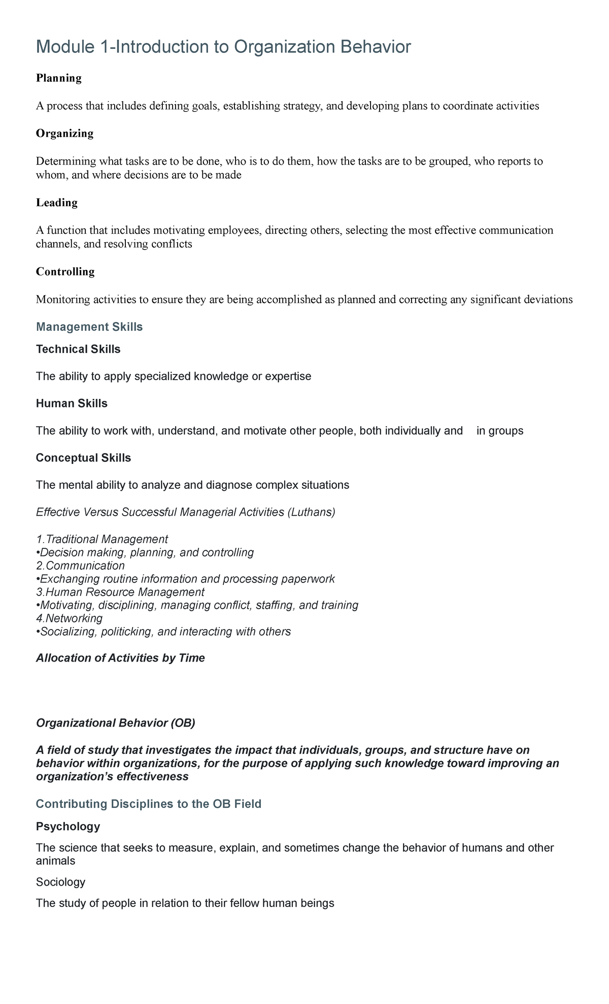 Module 1 HBO - Lecture Notes - Module 1-Introduction to Organization ...