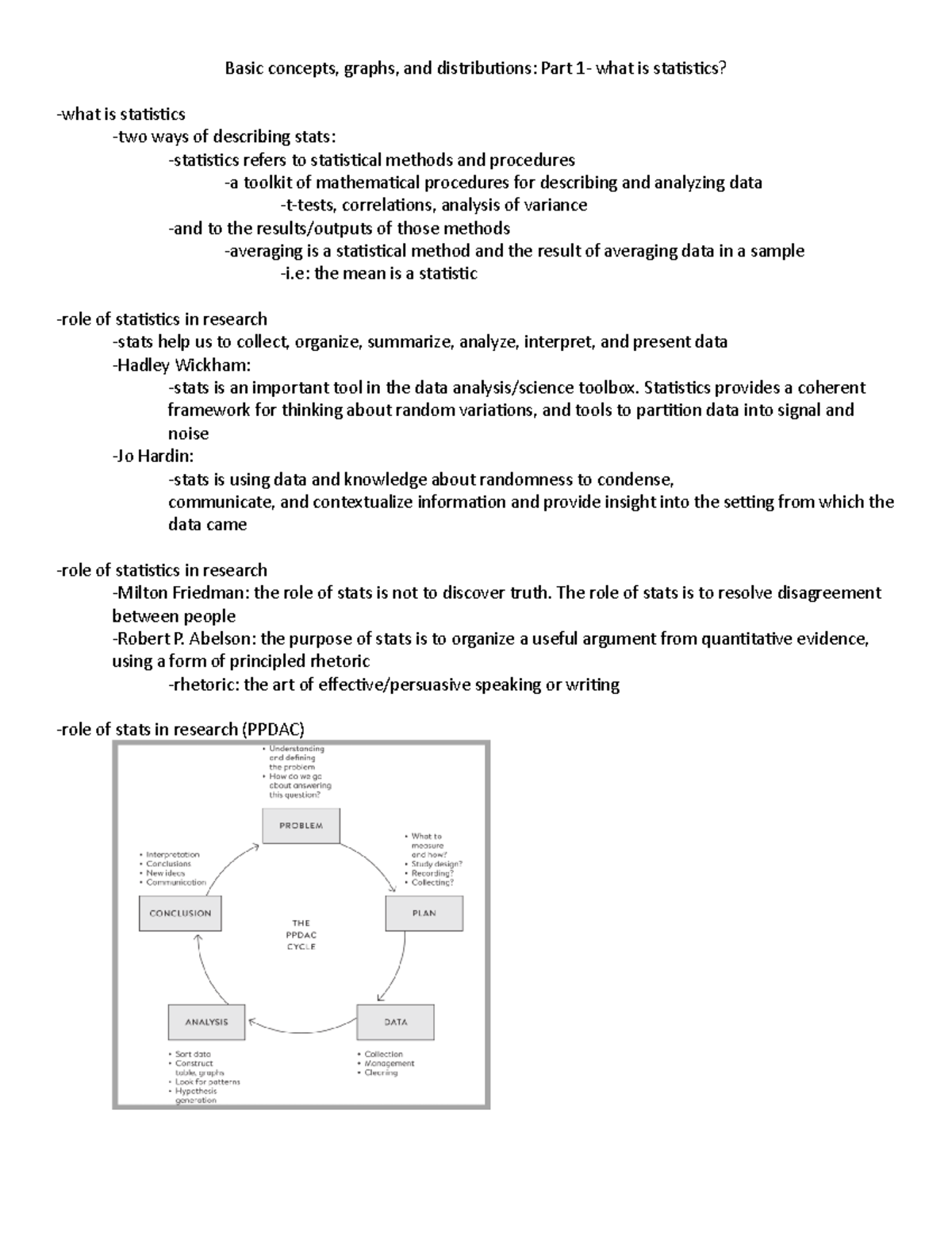 Humbehv 3ST3 Topic 1 - stats course - Basic concepts, graphs, and ...